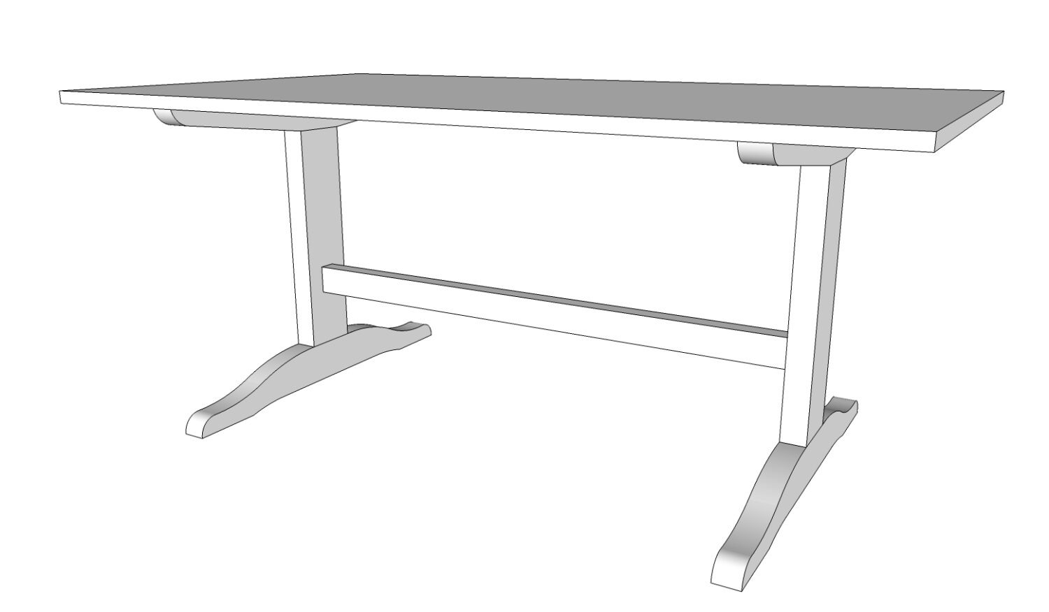 Furniture of Necessity: The Trestle Table - Lost Art Press