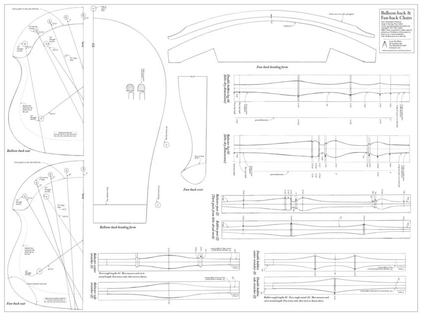Chair Plans Now Available for Download - Lost Art Press