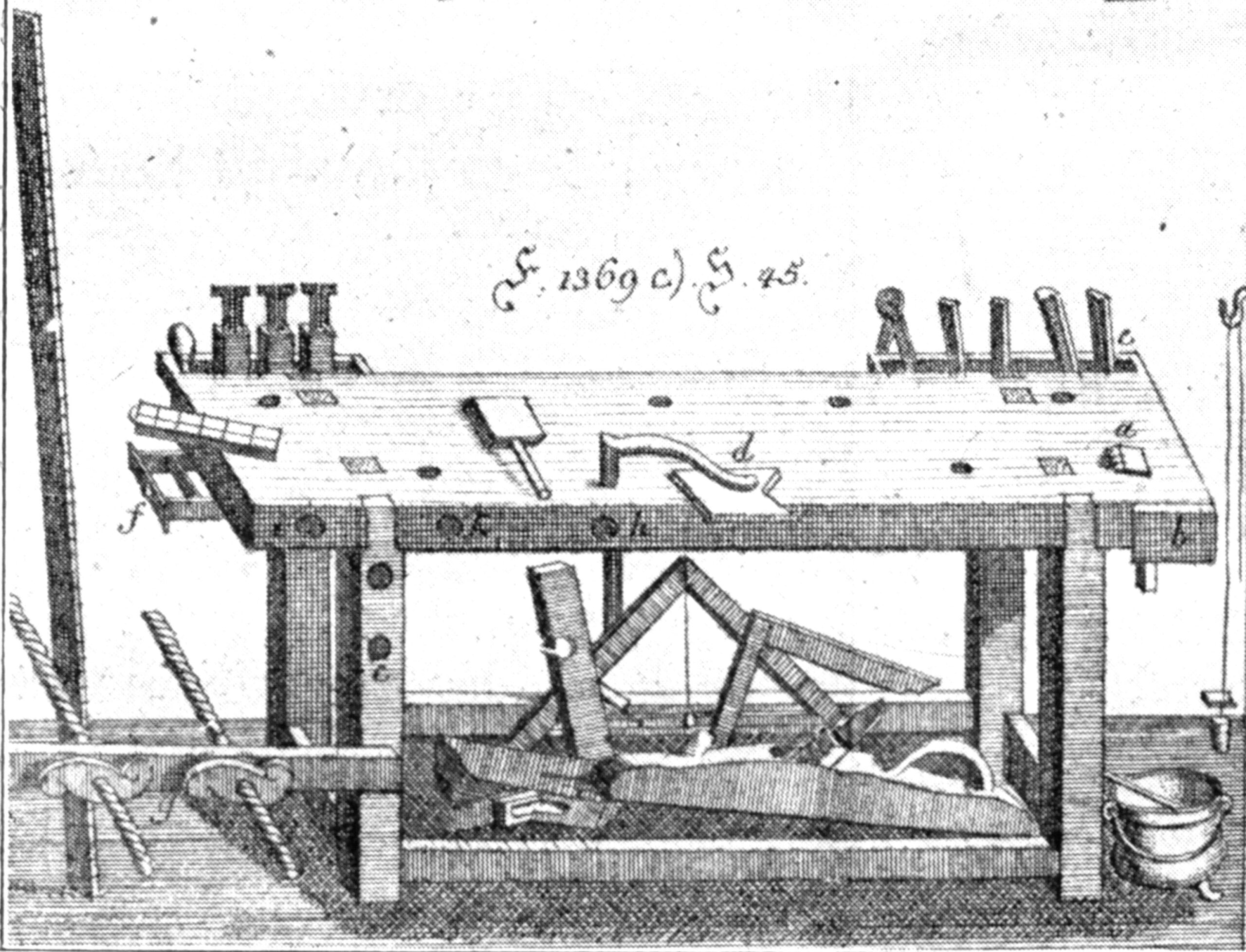 A 1781 Workbench and Many Questions - Lost Art Press