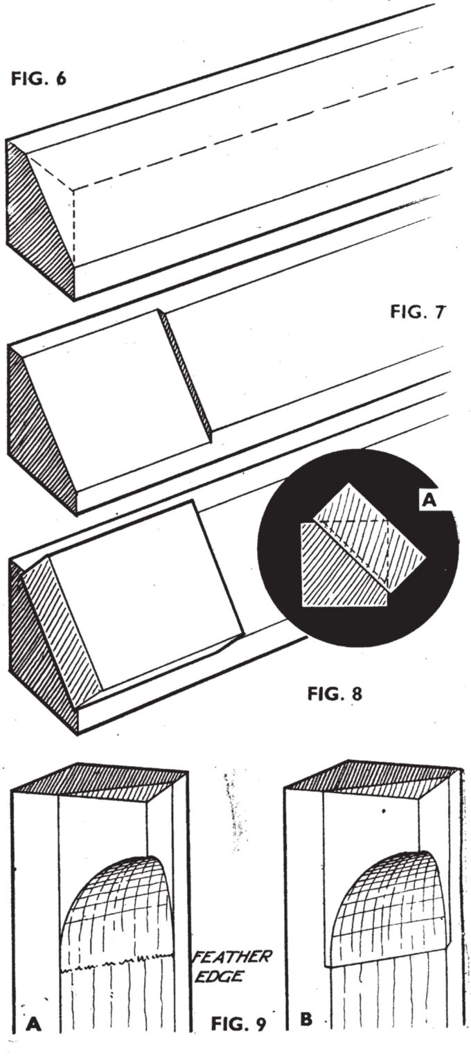 Working A Wide Stopped Chamfer - Lost Art Press