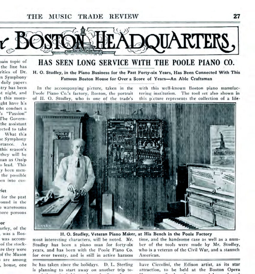 Virtuoso: The Tool Cabinet and Workbench of Henry O. Studley - Lost Art ...