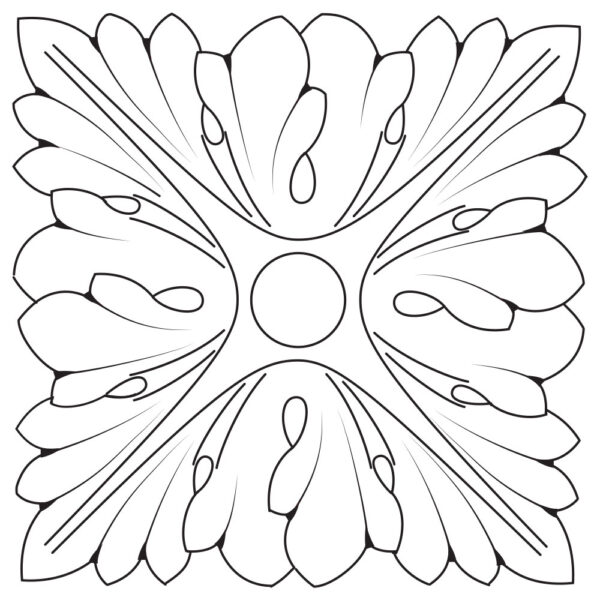 Draw a Rosette for Wood Carving - Lost Art Press