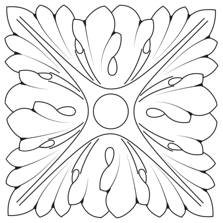Draw a Rosette for Wood Carving - Lost Art Press