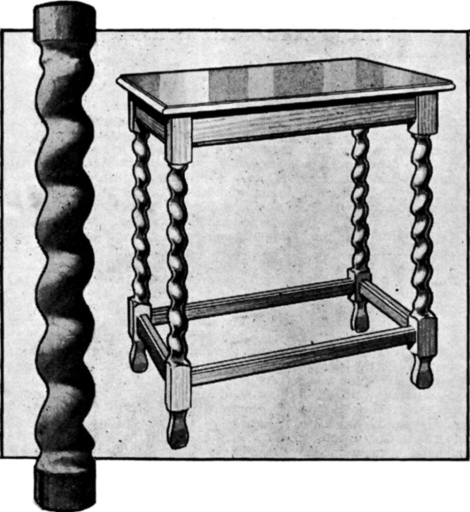 Making the Twist Leg Without a Lathe - Lost Art Press