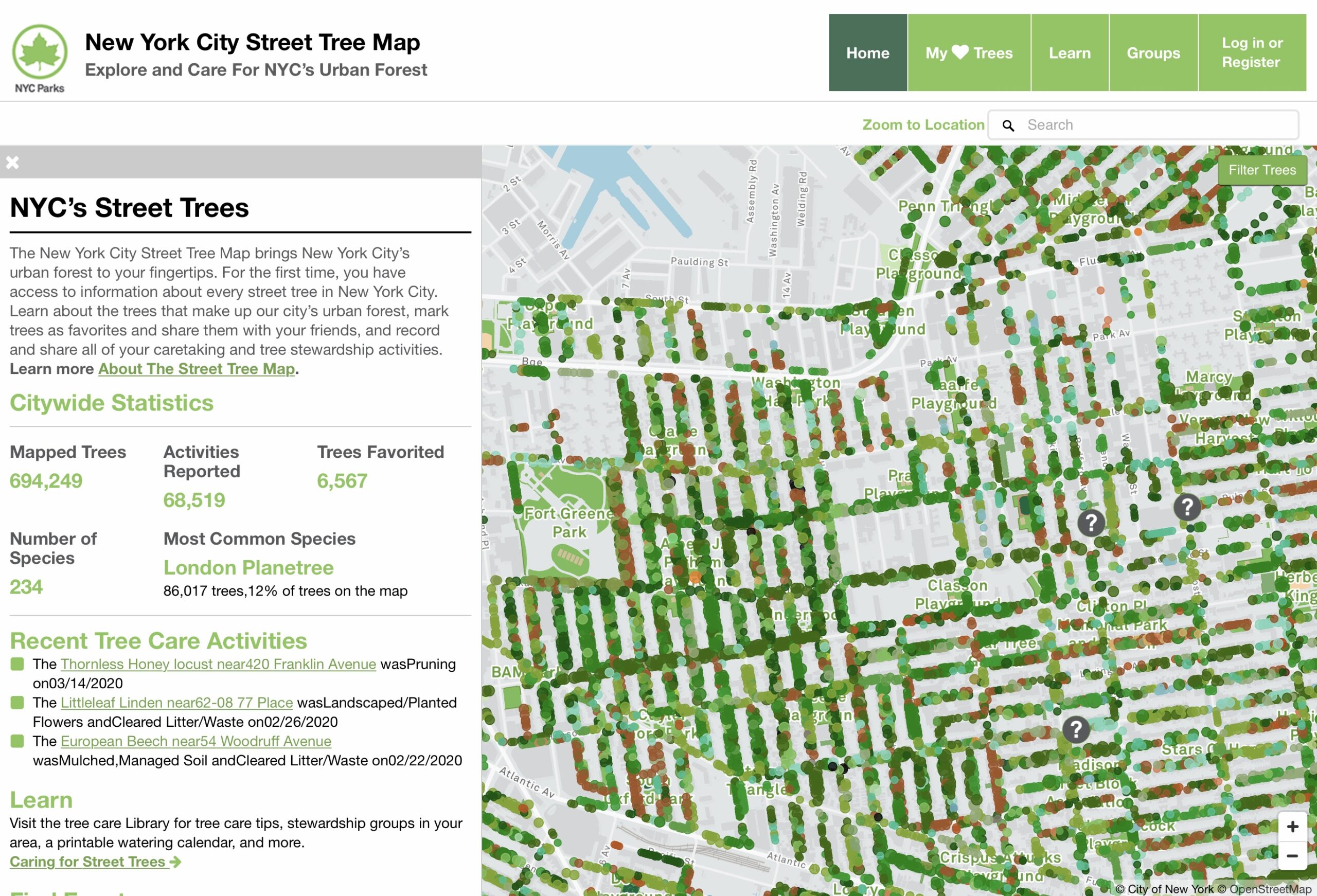 Trees on Streets and Maps - Lost Art Press