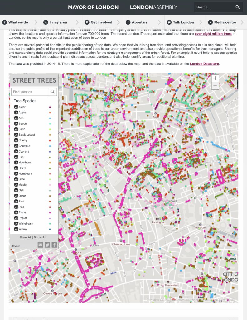 Trees on Streets and Maps - Lost Art Press