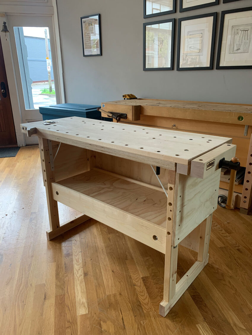 Workbench Tour No. 10: Lightweight Commercial Bench - Lost Art Press