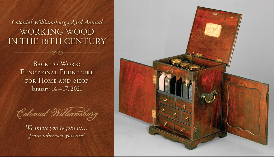 Colonial Williamsburg’s ‘Working Wood in the 18th Century’ - Lost Art Press