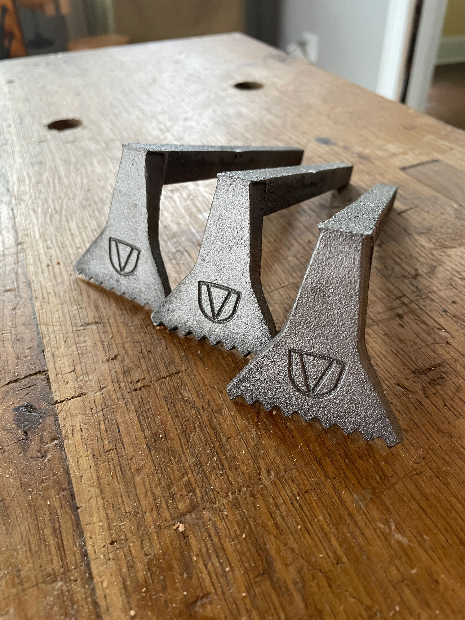 Crucible Cast Planing Stops - Lost Art Press