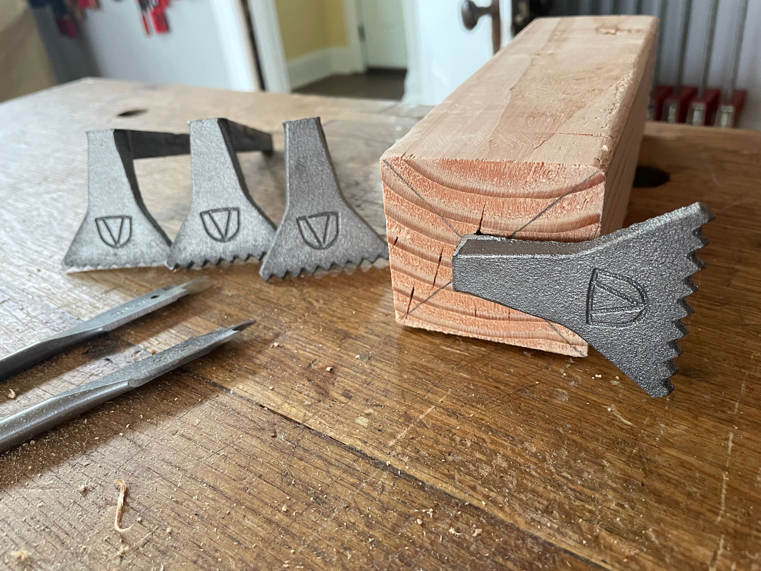 Crucible Cast Planing Stops - Lost Art Press