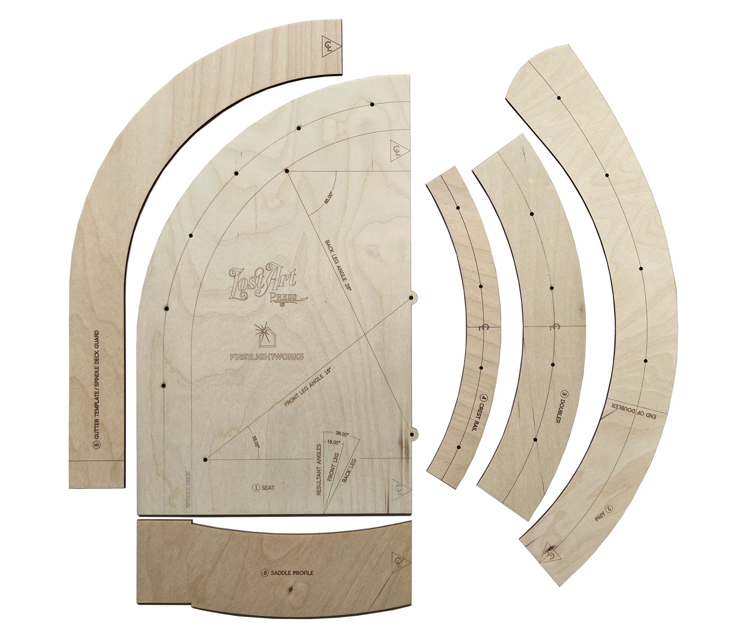 New in the Store: Staked Chair Templates - Lost Art Press