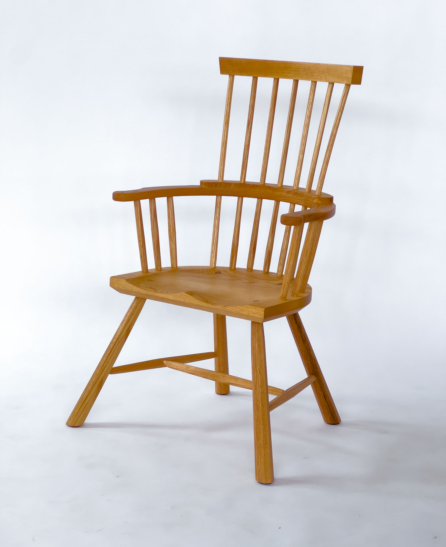 For Sale: Red Oak Seven-stick Comb-back Chair - Lost Art Press