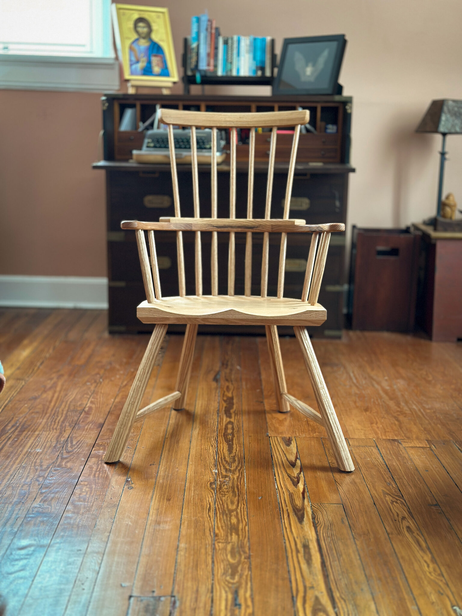 For Sale: Comb-back Chair in Red Oak - Lost Art Press
