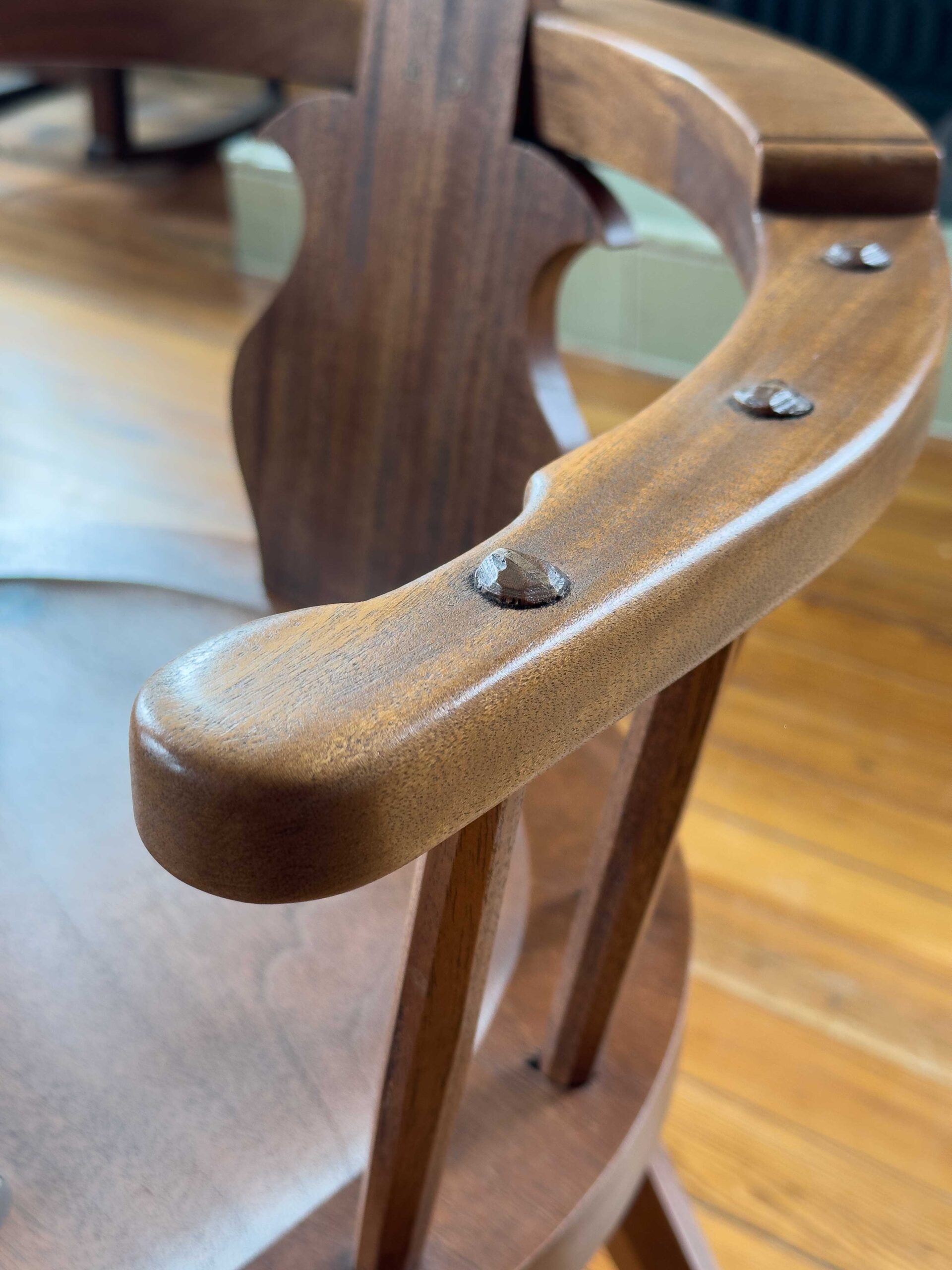 For Sale: Hobbit-y Stick Chair in Mahogany - Lost Art Press