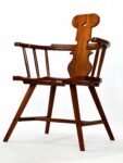 For Sale: Hobbit Chair in Mahogany With Stretchers - Lost Art Press