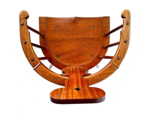 For Sale: Hobbit Chair in Mahogany With Stretchers - Lost Art Press