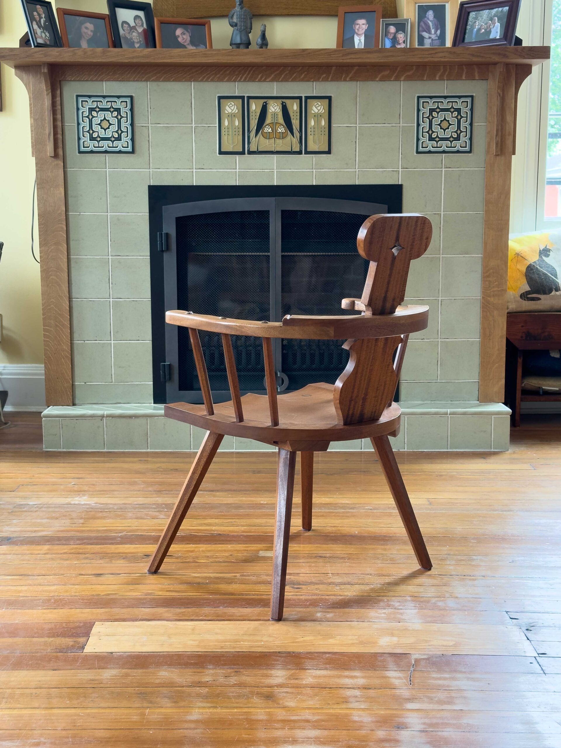For Sale: Hobbit-y Stick Chair in Mahogany - Lost Art Press
