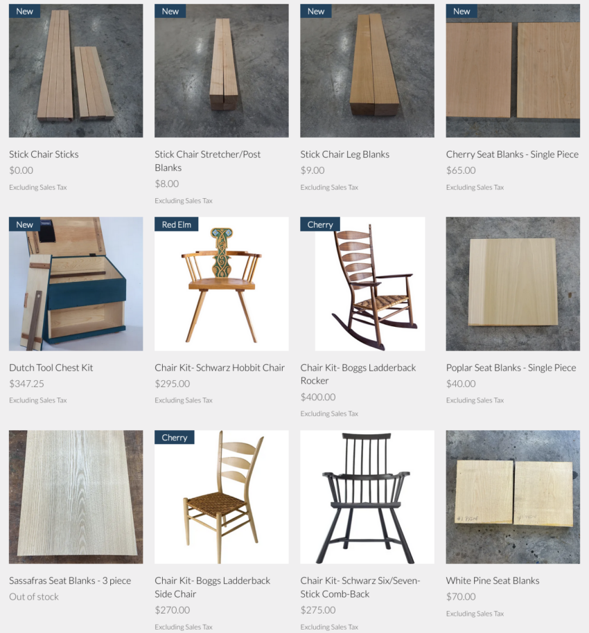 Chest & Chair Kits from Alexander Bros. - Lost Art Press