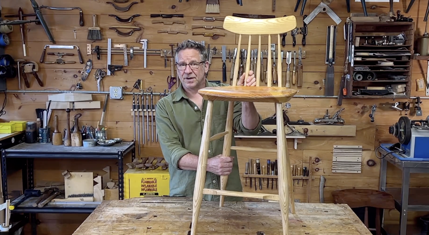 New 'Temple Chair' Video from Peter Galbert - Lost Art Press